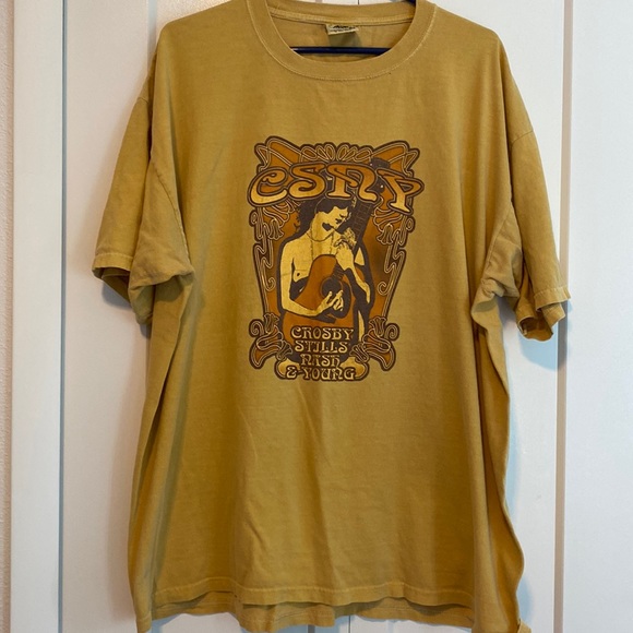 Authentic Pigment | Shirts | Vintage Rare 206 Crosby Stills Nash Young ...
